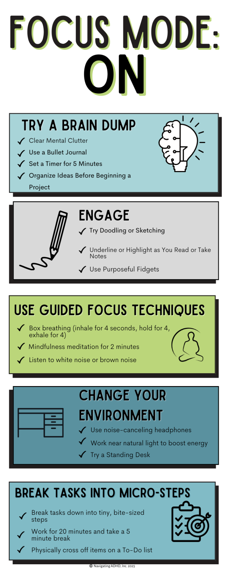 How to Stay Focused: Strategies for Students and Adults Who Struggle ...